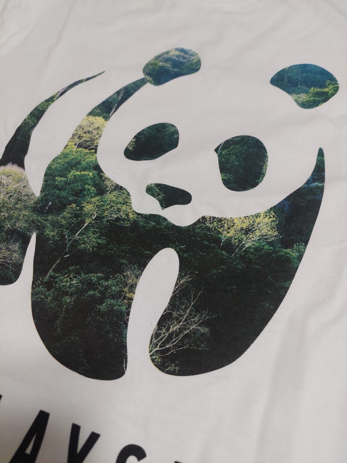 WWF T-Shirt Classic Panda Forest Stencil – PandaShop